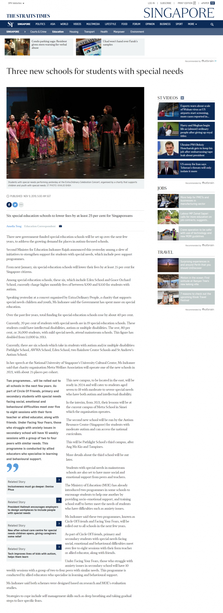 Three New Schools for Students with Special Needs - Extra•Ordinary People