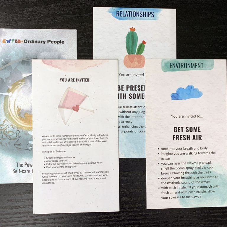 Extraordinary Self-Care Card Deck - Extra•Ordinary People